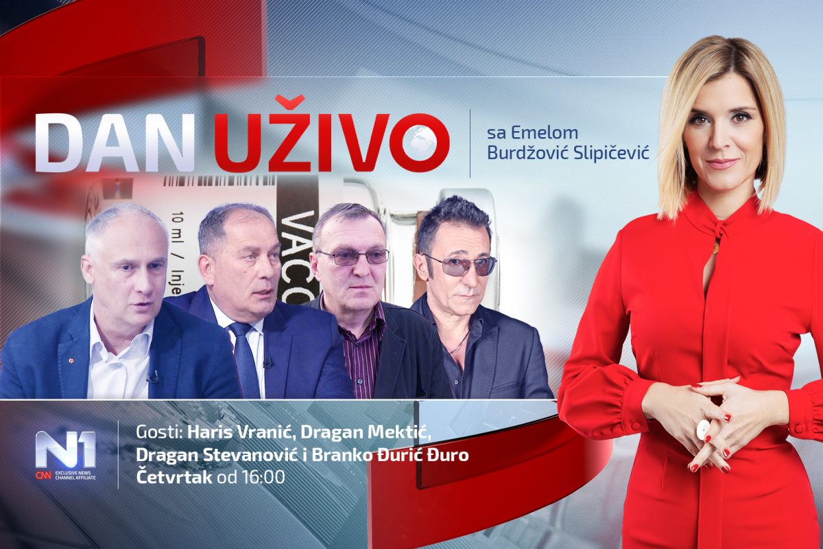 Haris Vranić, Dragan Stevanović i Dragan Mektić gosti Dana uživo - N1