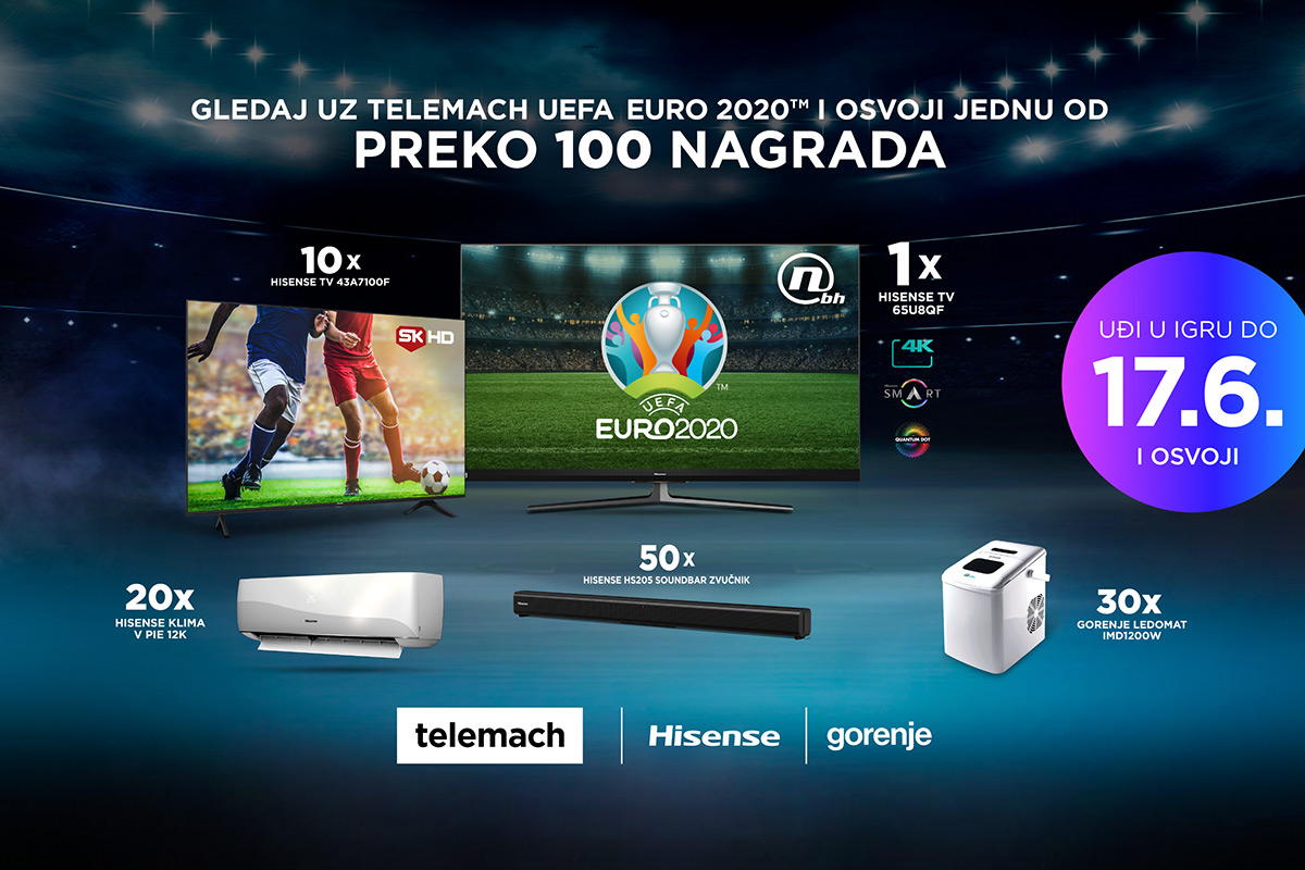 Velika nagradna igra za Telemach BiH korisnike: EURO kao sa tribina! - N1