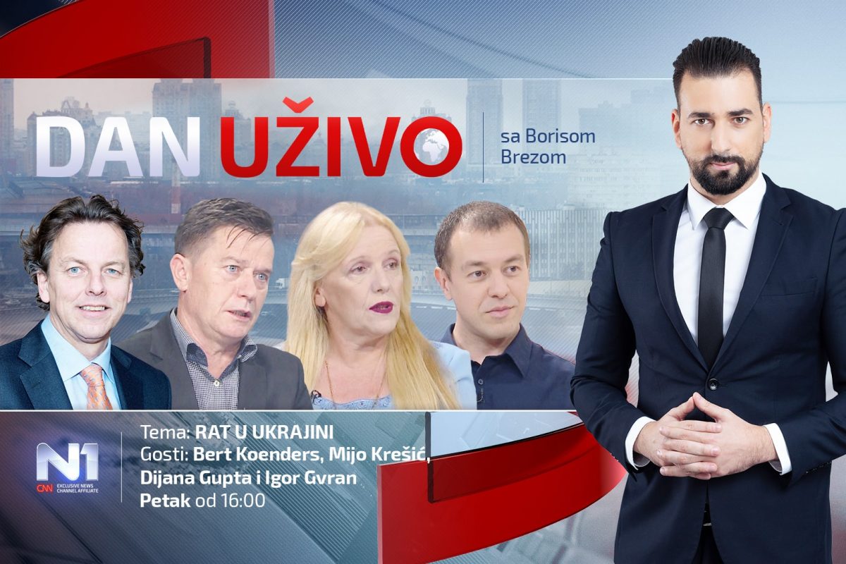 Bert Koenders, Mijo Krešić, Dijana Gupta i Igor Gavran u Danu uživo - N1