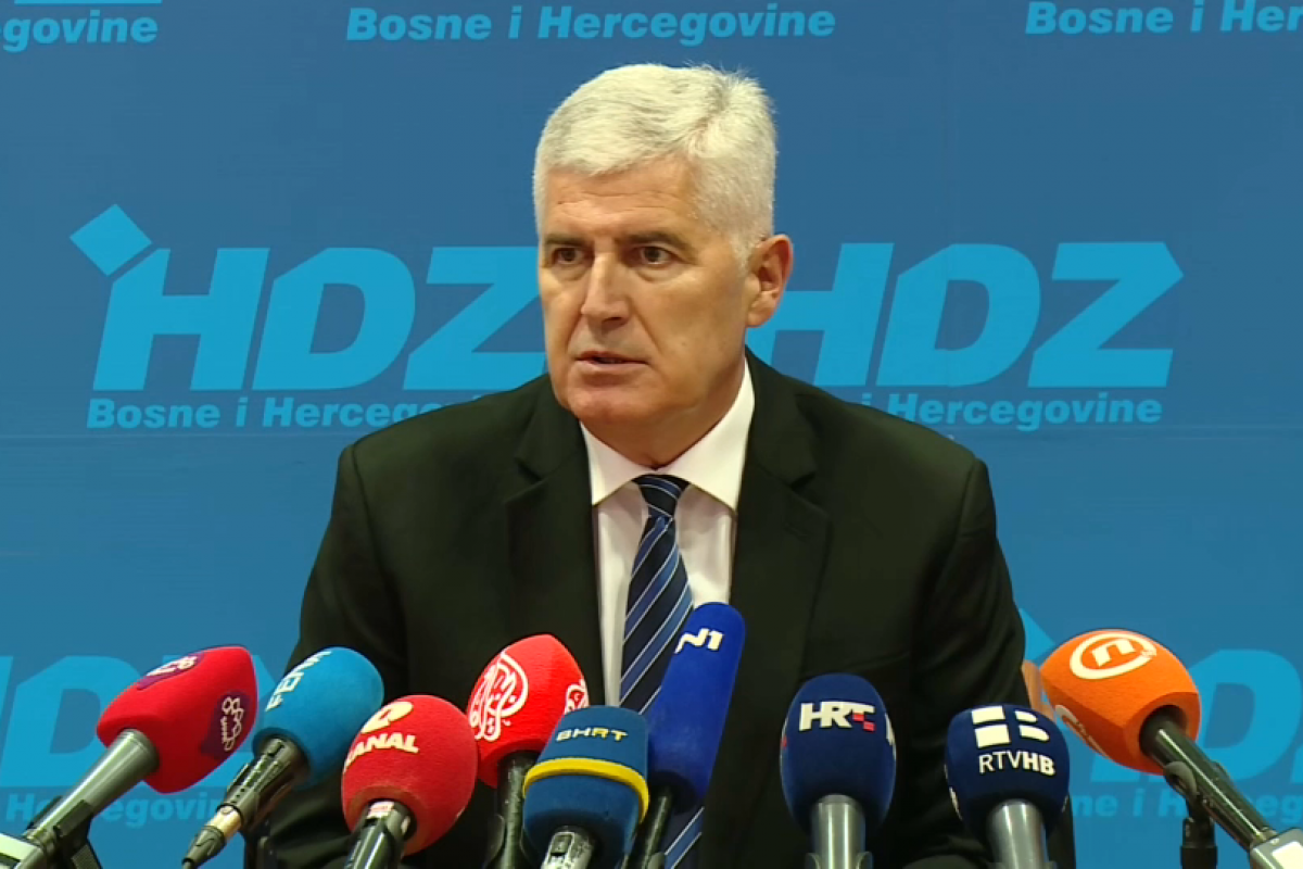 Covic says HDZ BIH and the Eight have the majority for BiH and FBiH level - N1