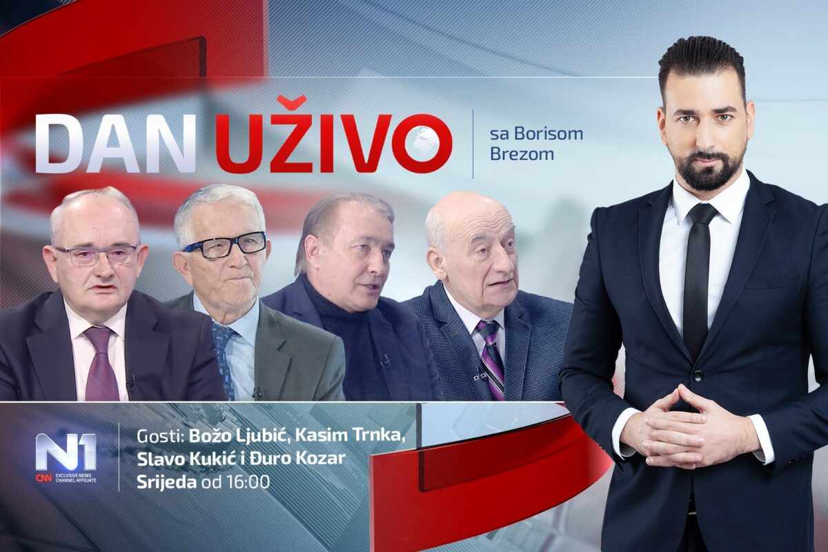 Božo Ljubić, Kasim Trnka, Slavo Kukić i Đuro Kozar u Danu uživo - N1
