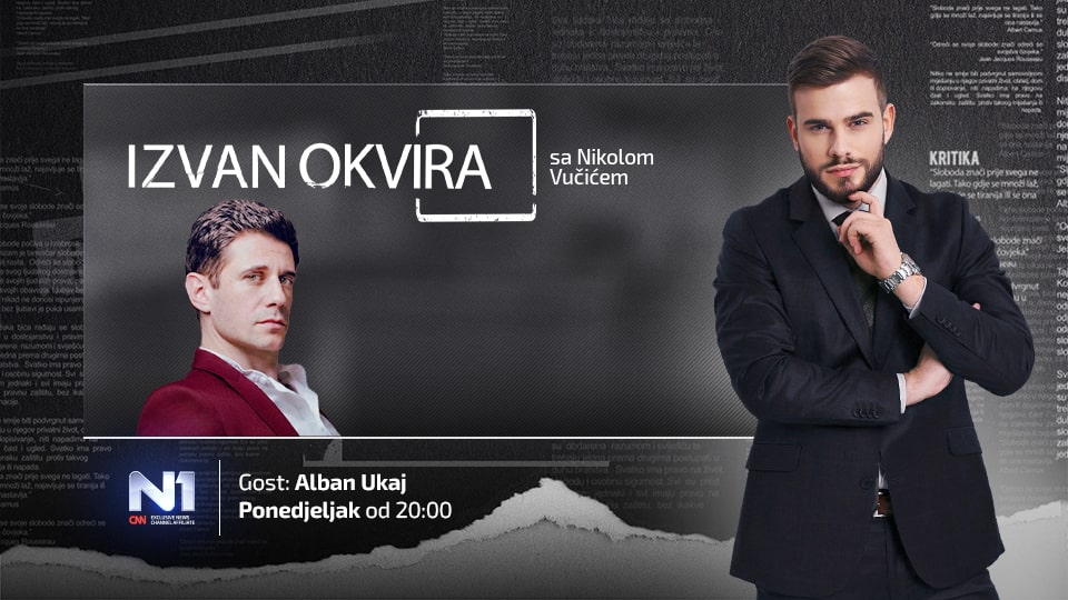 Glumac Alban Ukaj gost večerašnjeg izdanja "Izvan okvira" - N1