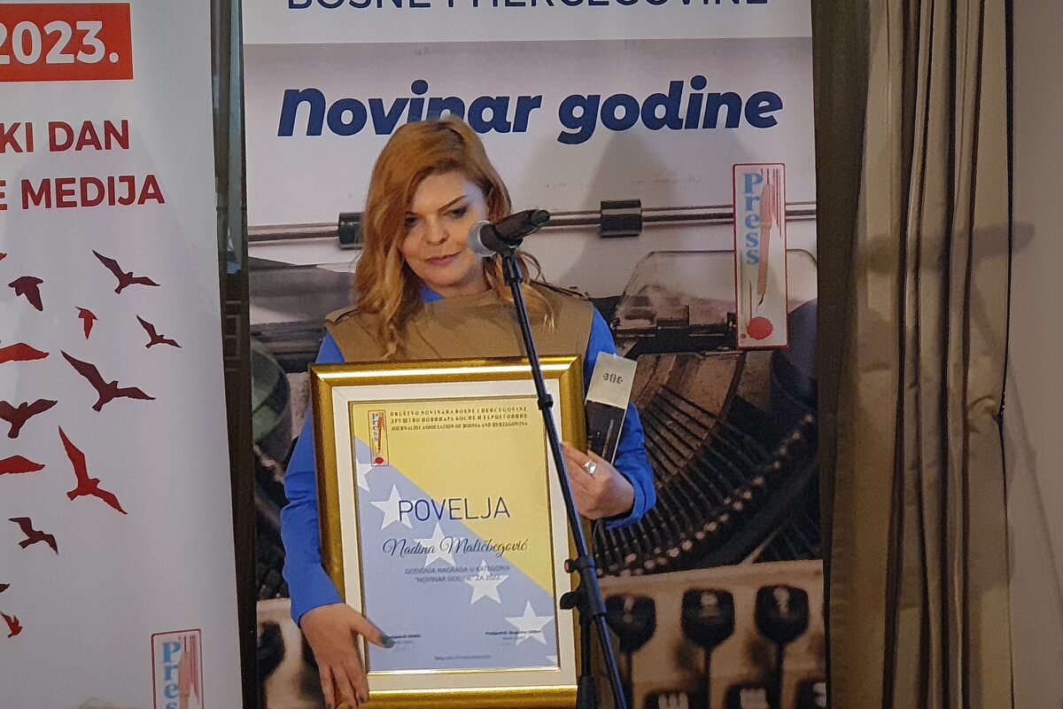 Po izboru Društva novinara: Nadina Maličbegović novinarka godine - N1