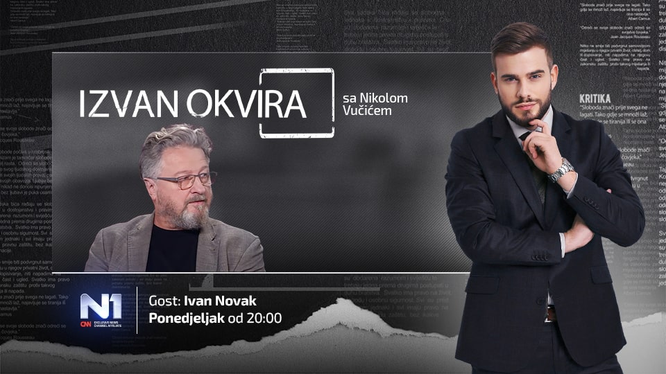 Ivan Novak iz Laibacha večeras u emisiji Izvan okvira - N1