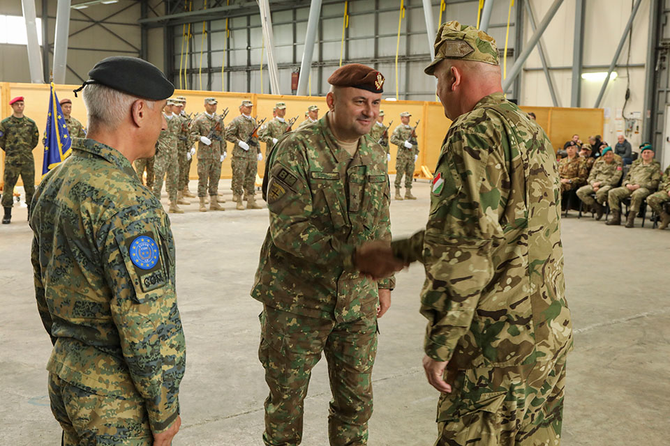 EUFOR Chief of Staff Handover Takeover Ceremony - N1