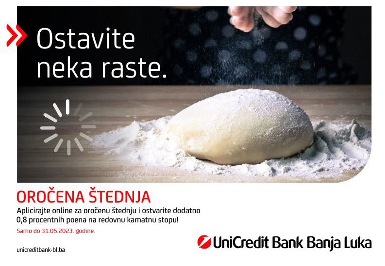 UniCredit banka Banja Luka: Iskoristite akcijsku kamatu na štednju do ...