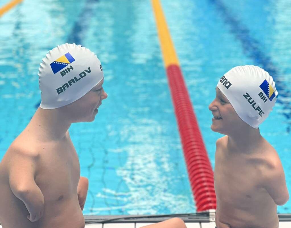 Bosnia’s twelve-year-old Ismail Barlov swam the Olympic norm for Paris ...