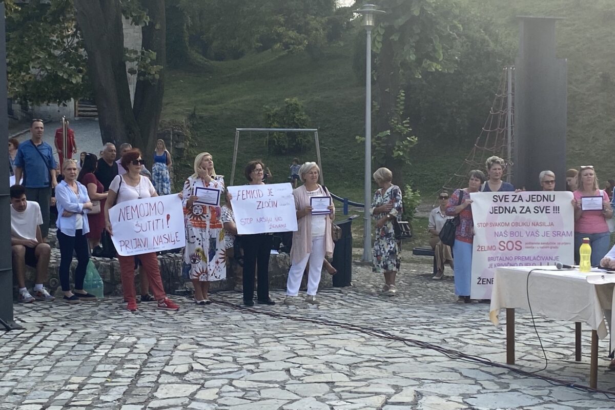 Solidarity protest with women from BiH in Serbia’s Novi Sad - N1