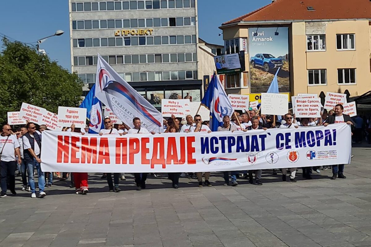Republika Srpska public administration unions begin protest in Banja ...
