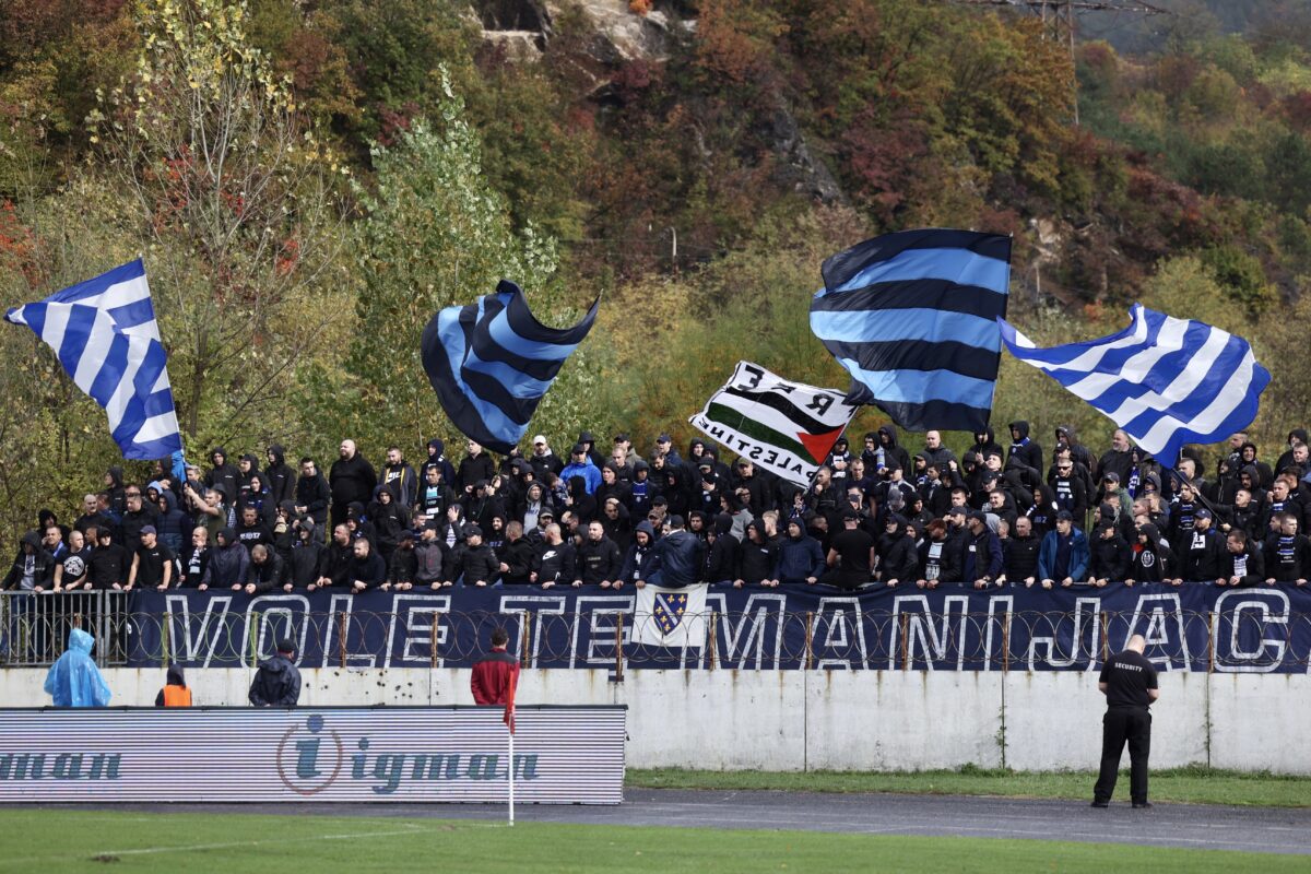 Manijaci u Konjicu podržali Palestinu (VIDEO) - N1