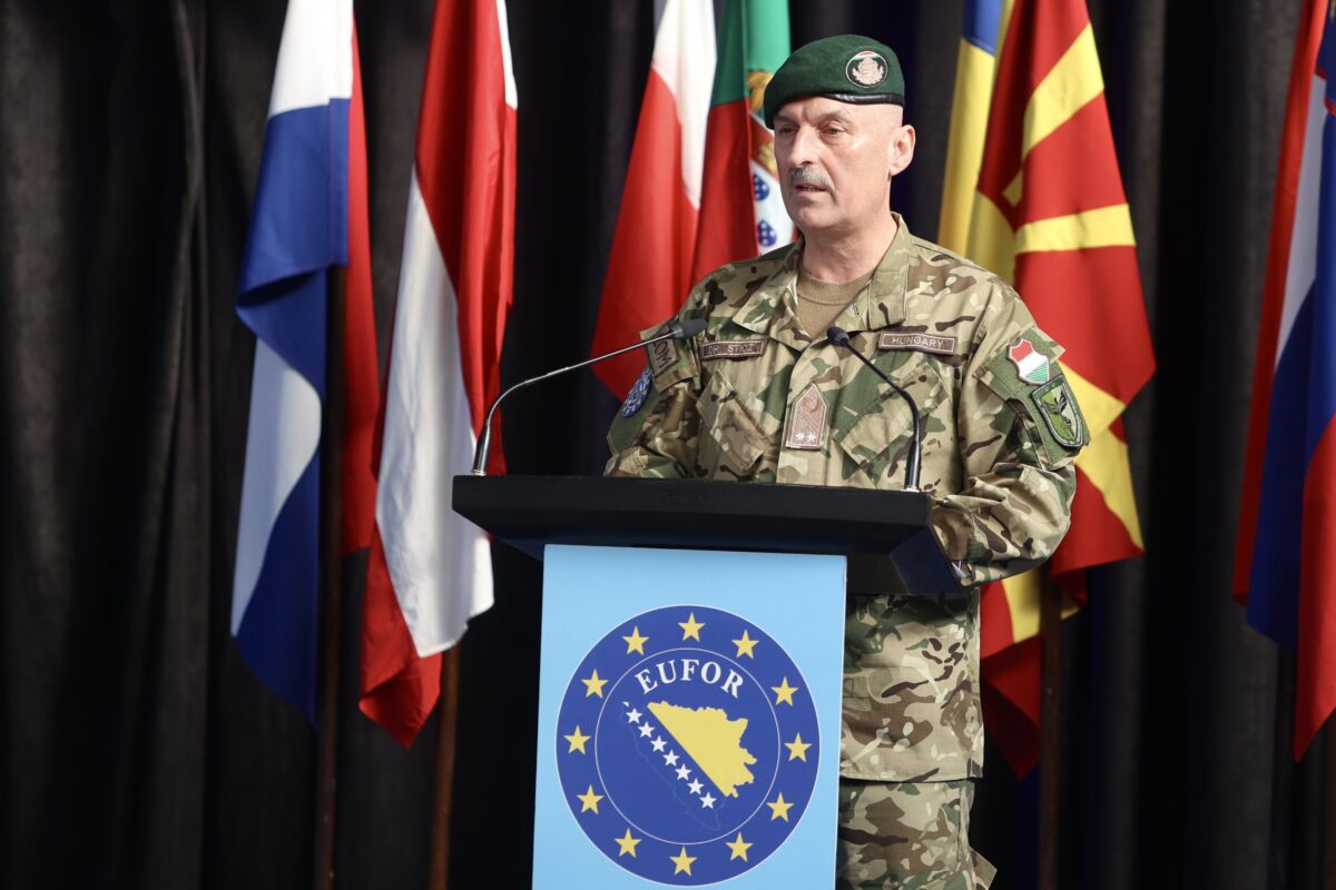Hungarian Major General Sticz assumed the duties of EUFOR commander - N1