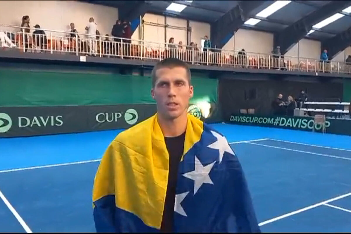 Nerman Fatić nakon pobjede u Davis Cupu: Drago mi je da sam BiH donio ...