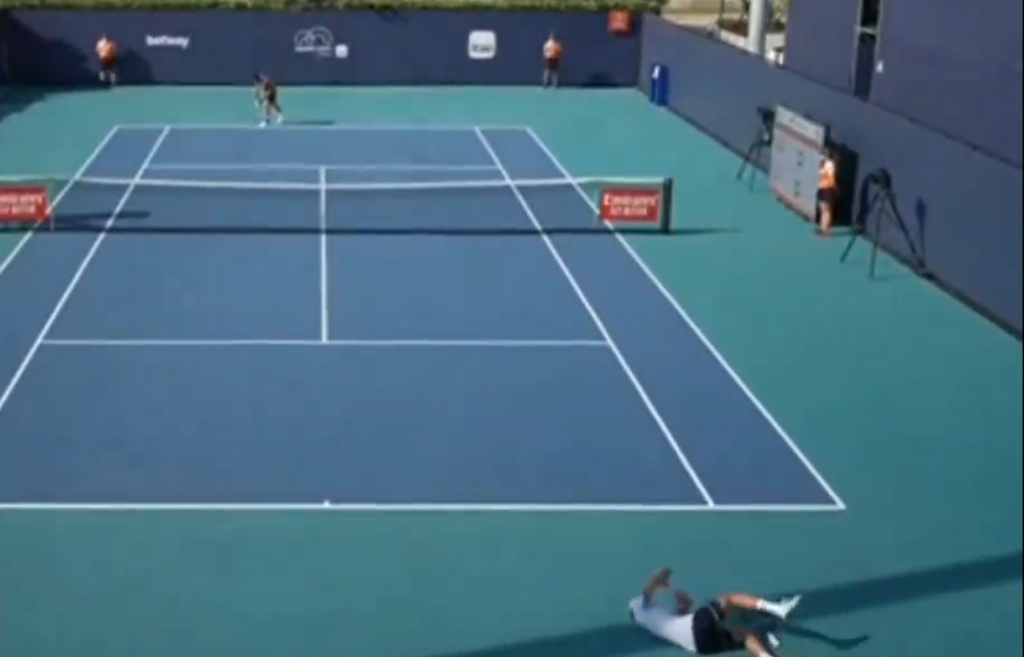 Užasne scene na mastersu u Miamiju, poznati teniser se onesvijestio usred meča (VIDEO) - N1