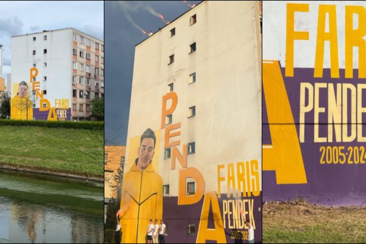 Mural u sjećanje na ubijenog mladića Farisa Pendeka otkriven na ...