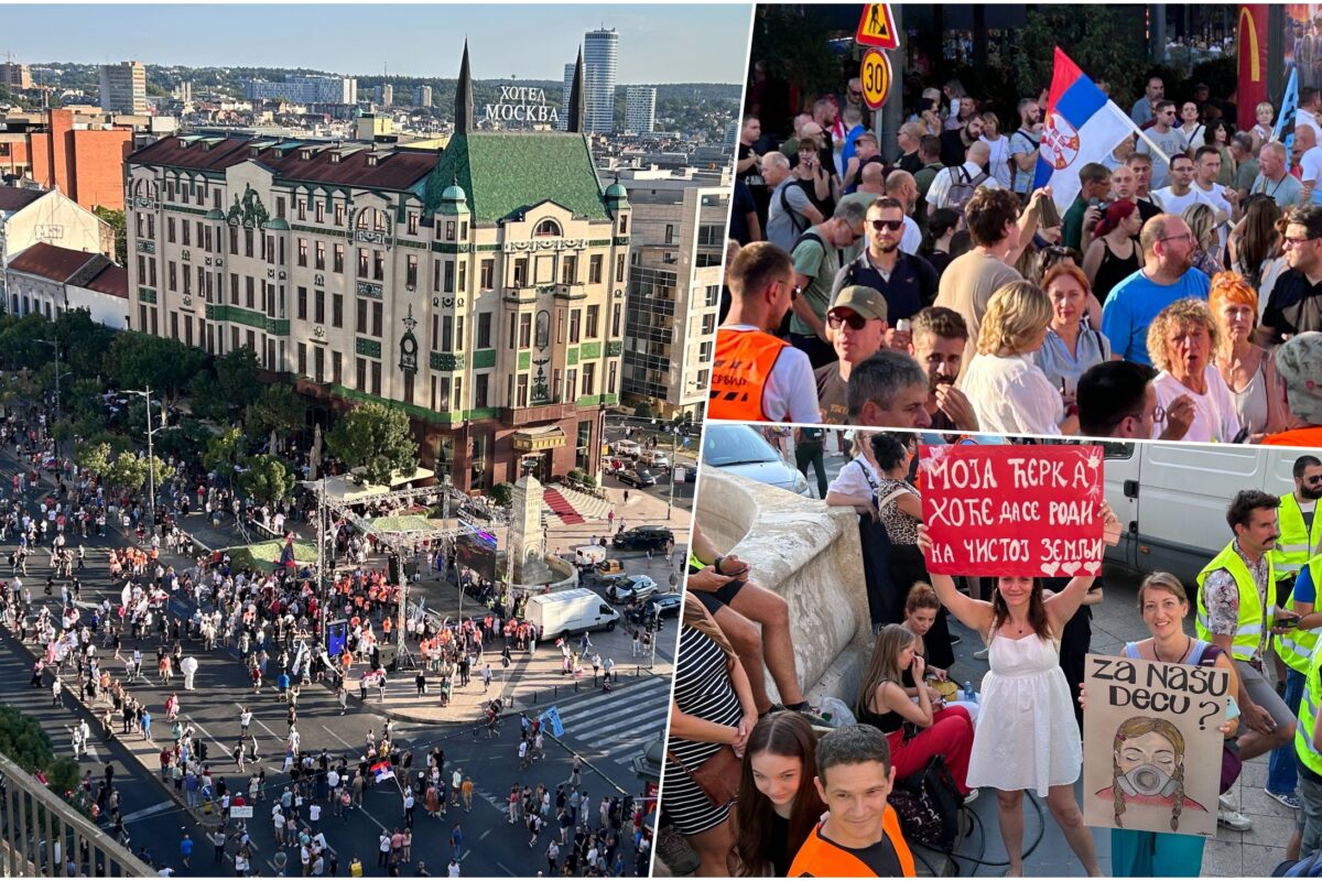 Počeo veliki protest u Beogradu (VIDEO) - N1