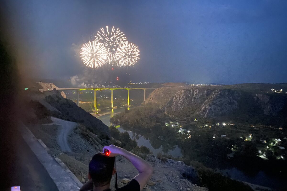 Ceremonial opening of Hercegovina Bridge and the Pocitelj-Zvirovici ...