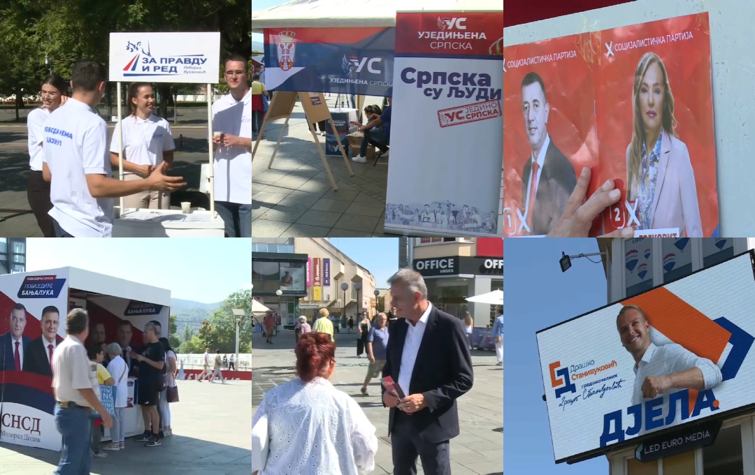 Trg Krajine u Banjaluci "okupirale" političke stranke (VIDEO) - N1