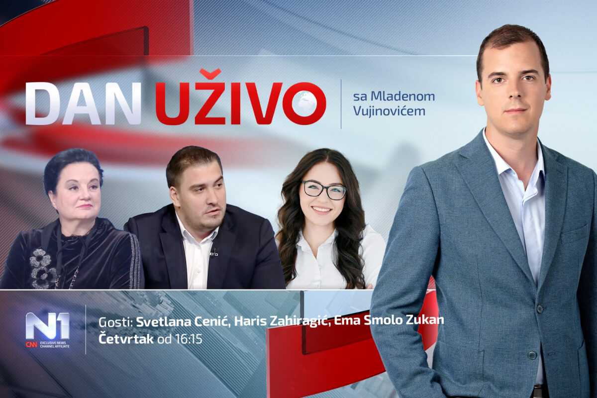 Svetlana Cenić, Haris Zahiragić, Ema Smolo Zukan u Danu uživo - N1