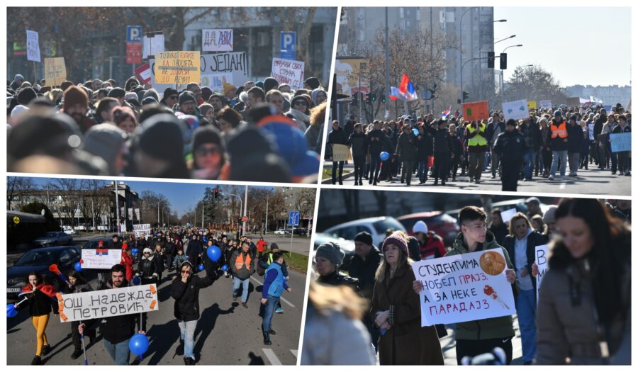 Protesti na Novom Beogradu, u Nišu, Novom Sadu, Ljubljani i Luksemburgu ...