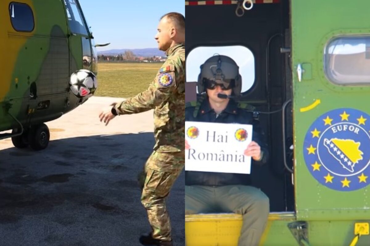 Rumuni u Butmiru podržali svoju reprezentaciju, stigle poruke iz zraka ...